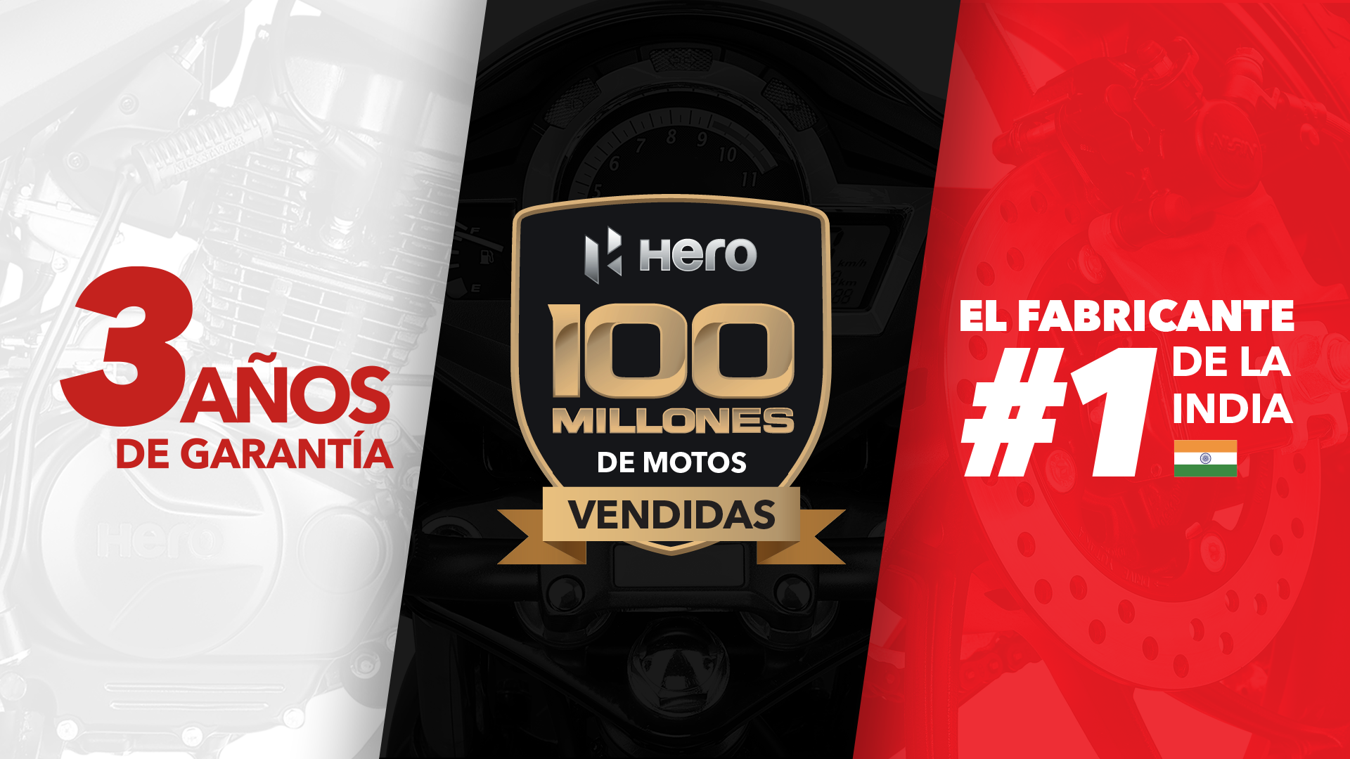 Hero Motos, el fabricante número uno de motocicletas en el mundo.